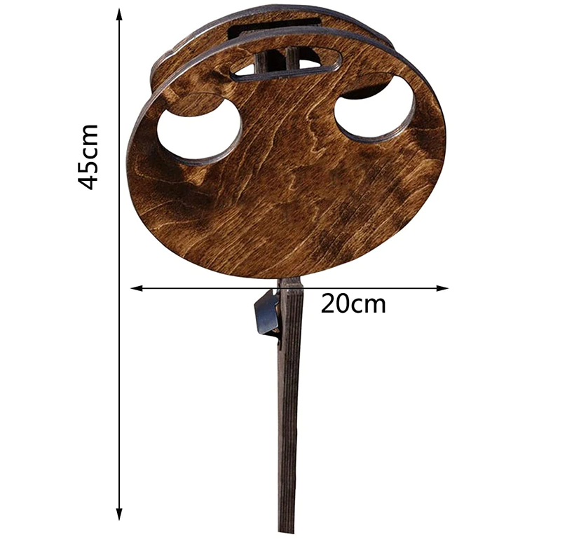 Portable Folding Outdoor Wine Table Stake Phone Cup Holder Beach Picnic ...