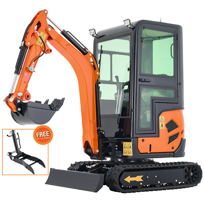 4000 lbs Mini Excavator 23hp Mini Digger Crawler B&S EPA Engine W ...
