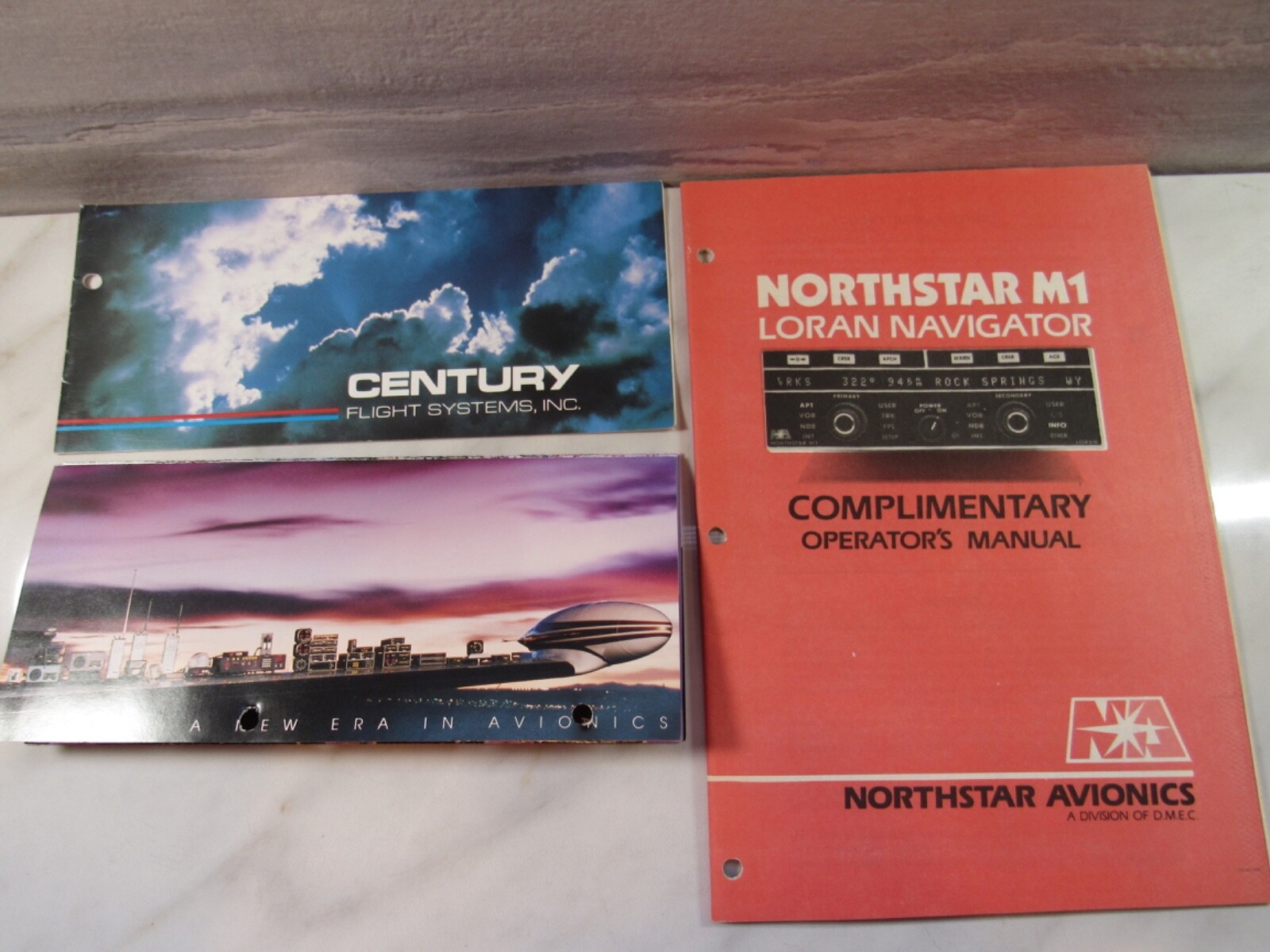 3 Vintage Private Aircraft Manuals & Brochures Northstar Avionics Century Flight | eBay