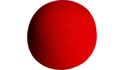 4 inch Professional Sponge Ball Soft (Red) from Magic by Gosh (1 each ...