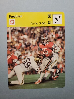 ARCHIE GRIFFIN 1977-1979 Sportscaster card #13-06 OHIO STATE BUCKEYES ...