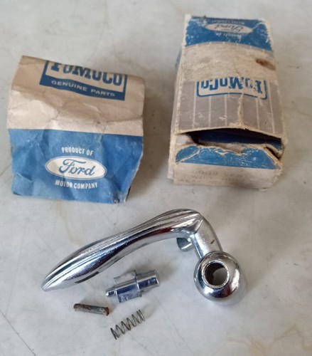 NOS 1949 1950 1951 Ford Vent Window Handle w attaching parts A9AZ ...