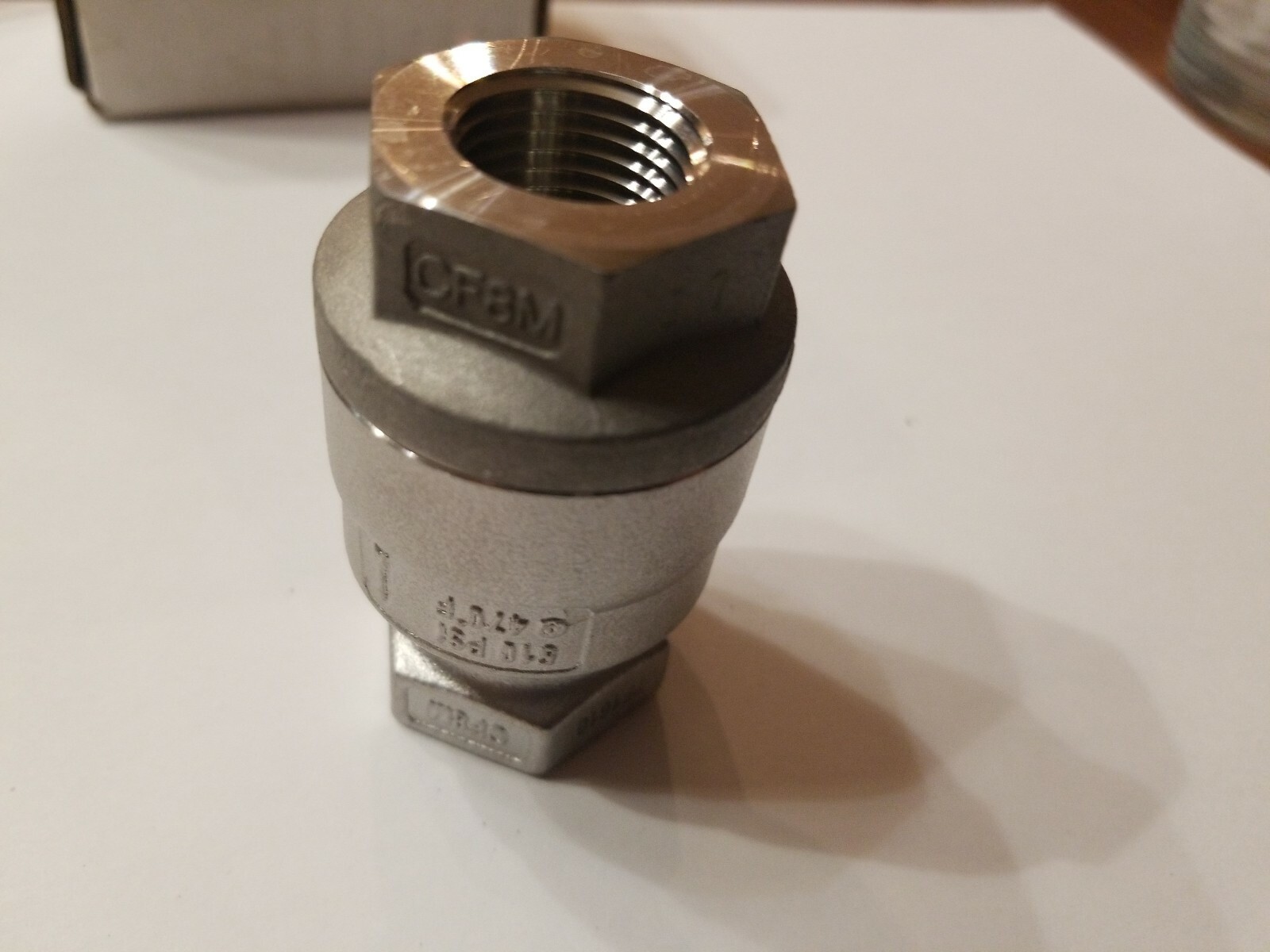 DFT 8369 Threaded In-line SCV Check Valve SS 1" NPT 750 CWP for sale ...