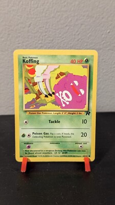 Pokémon TCG Koffing Team Rocket 58 Regular Unlimited Common | eBay
