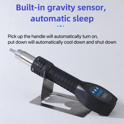 550W Portable Handheld Hot air gun PID temperature Adjustable Soldering ...