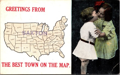 Greetings From Saxton Pa. Pennsylvania Best Town on Map Children ...
