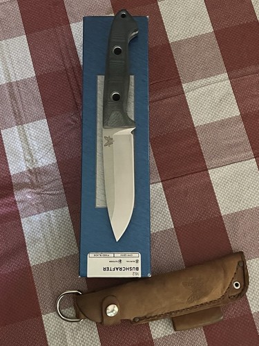 Benchmade Bushcrafter #162 Survival Outdoor Fixed Blade Knife with ...
