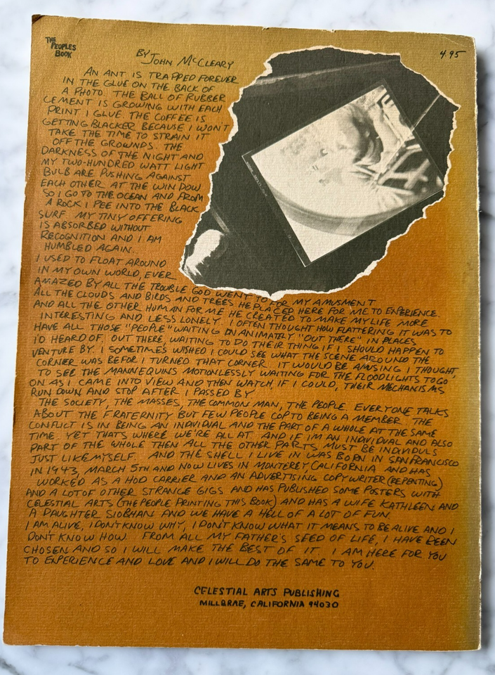 The Peoples Book by John McCleary (SC, 1972) | eBay