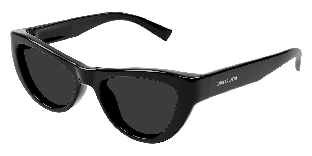 Saint Laurent SL 676 Sunglasses Women Black 53mm New 100 Saint Laurent SL 676 Sunglasses Women Black 53mm New 100