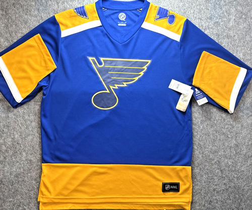 NHL St Louis Blues Jordan Kyrou Men’s Home Breakaway Jersey Blue Size ...