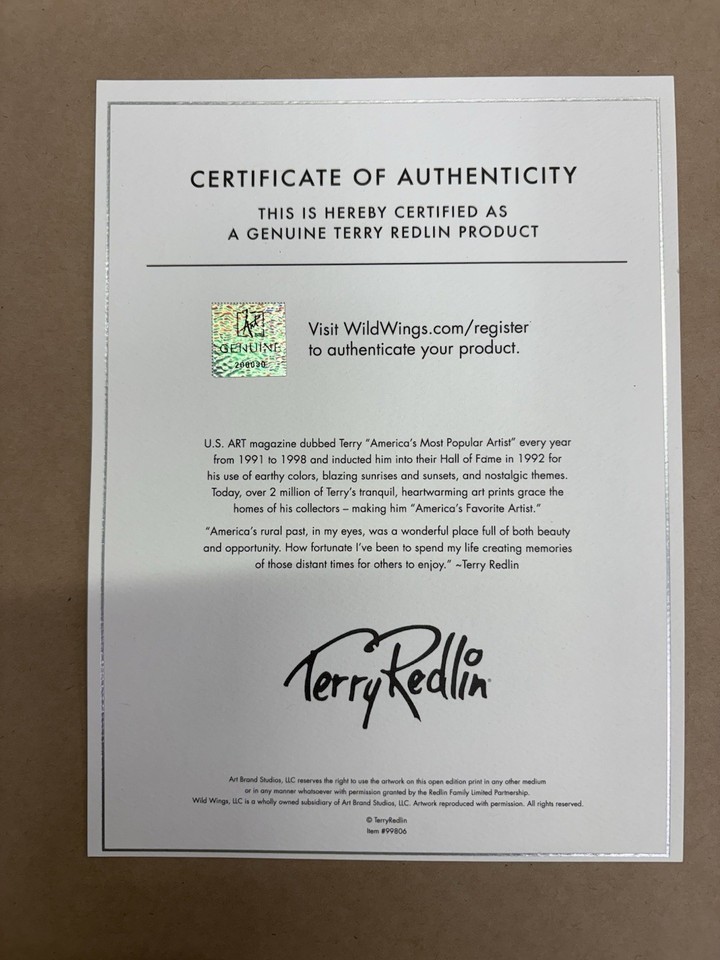 TERRY REDLIN CUSTOM FRAMED / MATTED Autumn Run B8 Deer | eBay