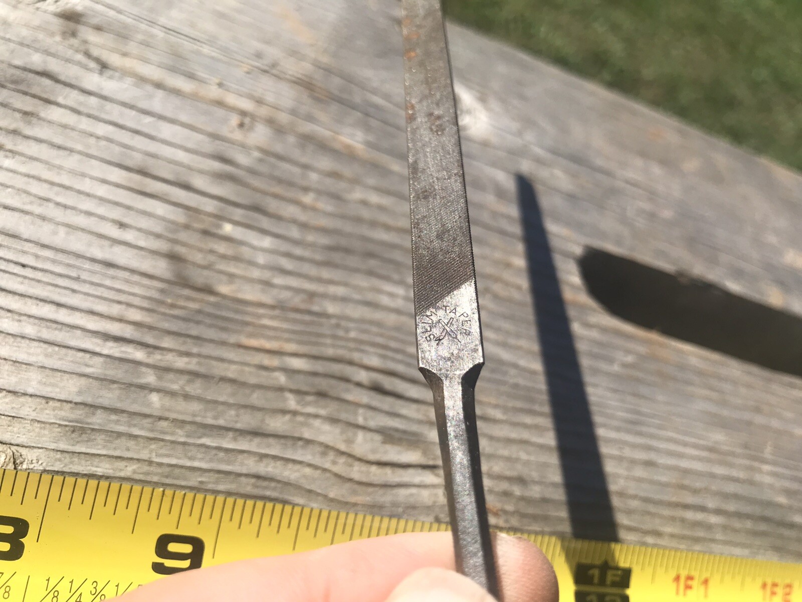 Vintage Nicholson Slim Taper Square Triangle File Used 7 3/4” | eBay