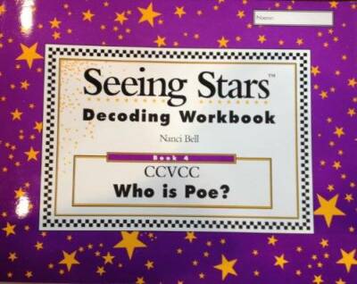 Seeing Stars Decoding Workbook: Book 4 CCVCC Who is Poe? - Paperback ...