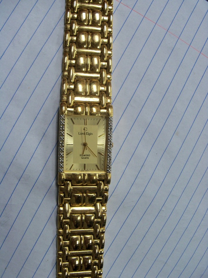 LORD ELGIN MENS DIAMOND QUARTZ WATCH (FM270-017) | eBay