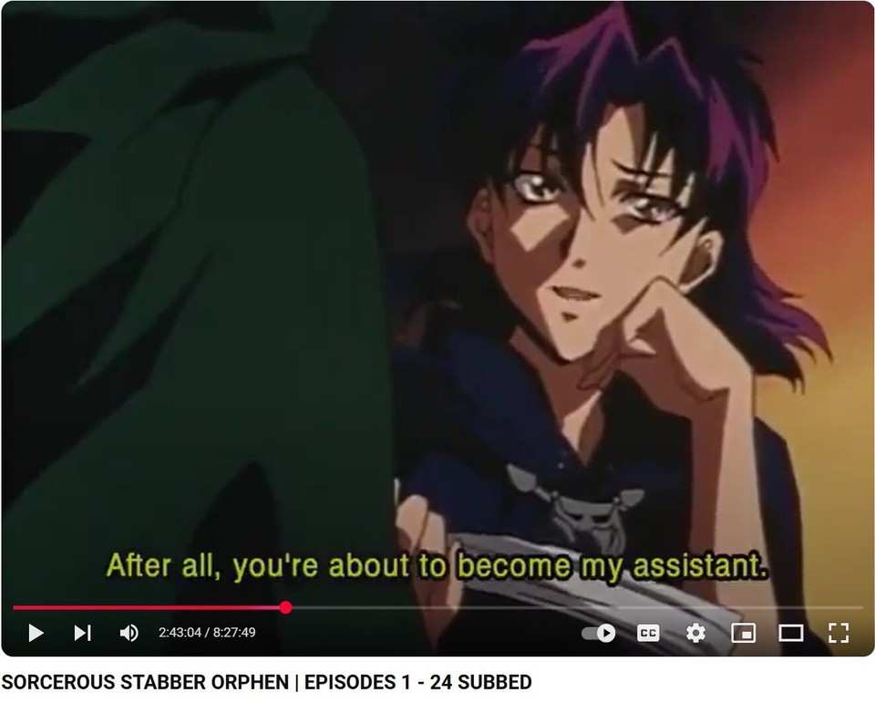 Sorcerous Stabber Orphen Azalie Original Anime Layout Sketch Not Lodoss ...