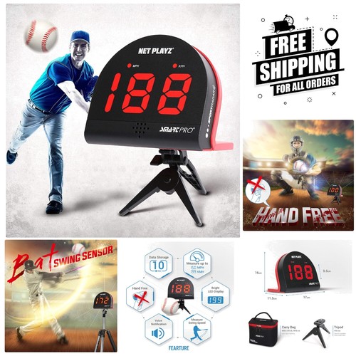 Portable Baseball Speed Measuring Device with Tripod - All-in-One ...