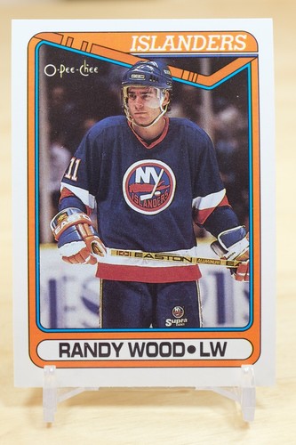 1990-91 O-Pee-Chee OPC Base #97 Randy Wood - New York Islanders | eBay