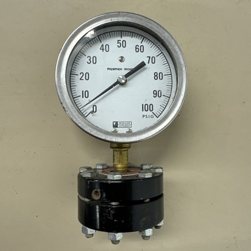 HYETT INSTRUMENT CO 42MW Weksler Gauge 100 PSIG | eBay