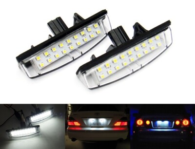2x LED License Plate Light White No Error For Lexus ES GS LS RX CT HS ...
