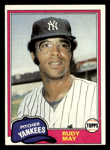 Rudy May 1981 Topps Card #179 New York Yankees | eBay