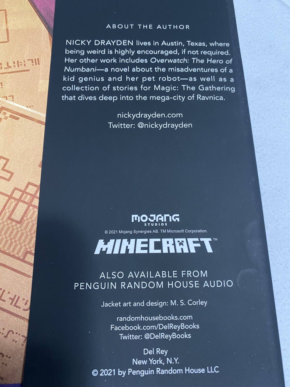 Minecraft: the Dragon An Official Minecraft Novel by Nicky Draydon ...