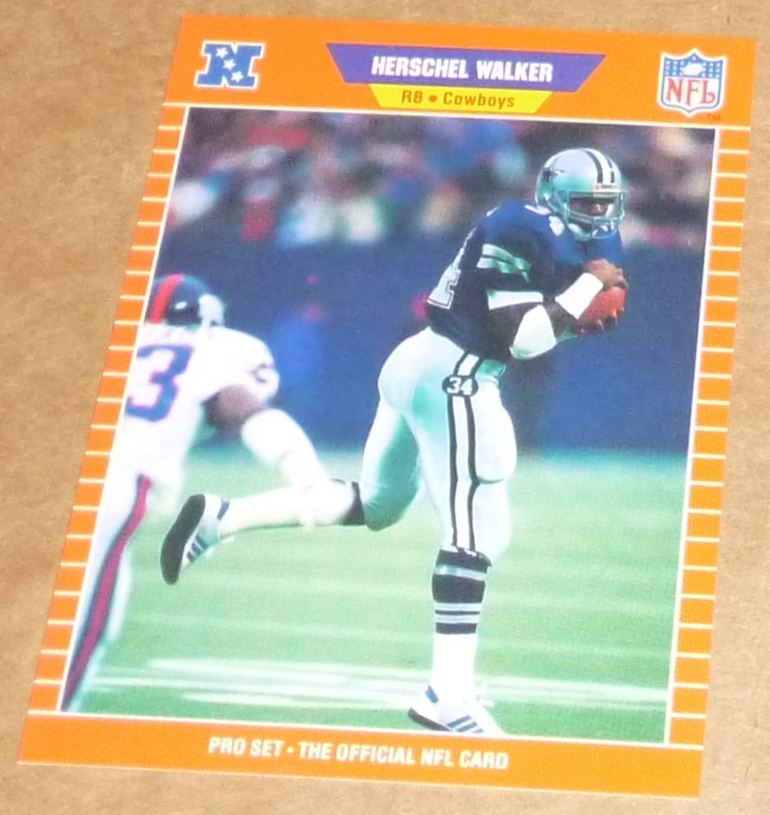 1989 PRO SET HERSCHEL WALKER FOOTBALL CARD #96 | eBay