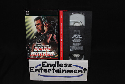 Blade Runner VHS Cassette Tape With Slipcover! Ridley Scott Harrison ...