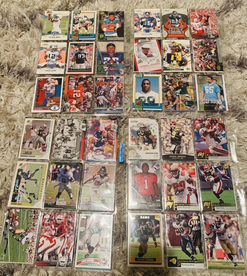 LOT 420+ Topps Rookie NFL FOOTBALL Team Trading Collectible CARDS & 20 ...