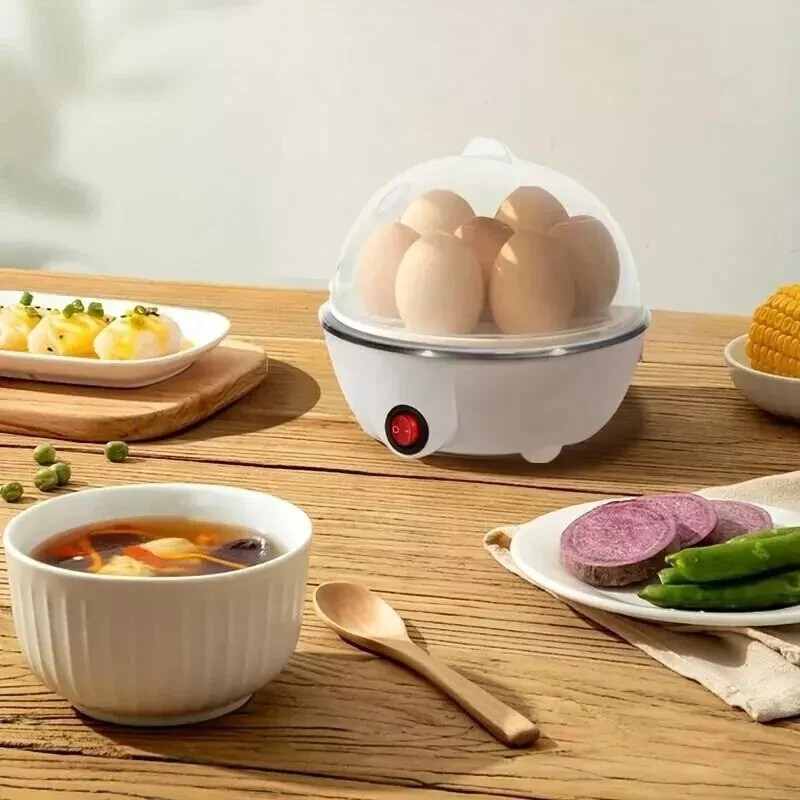 Egg Boiler Cooker Poacher Steamer Electric Boiled Eggs Omelette Maker ...