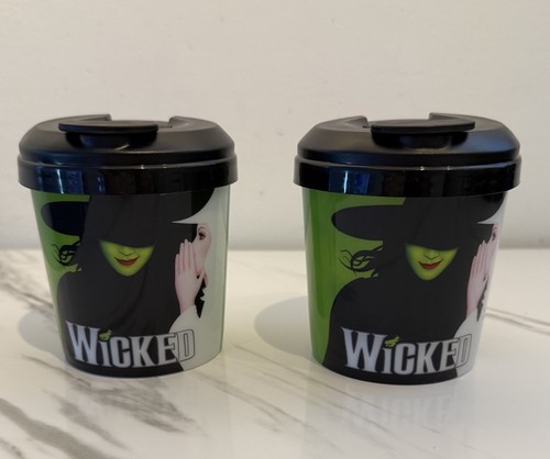 Wicked The Musical Souvenir Cups Lot of 2 10 oz Broadway Theater ...