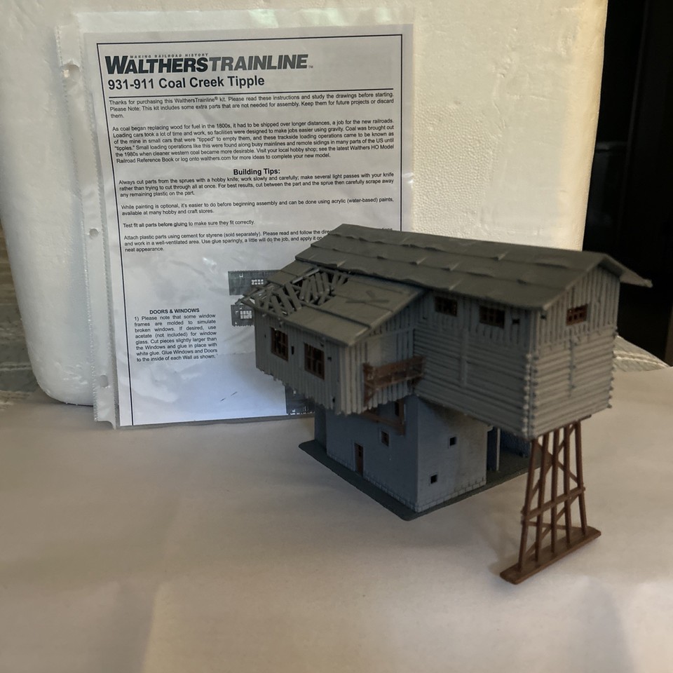 Walter’s Train line 931-911 Coal Creek Tipple in HO Scale | eBay
