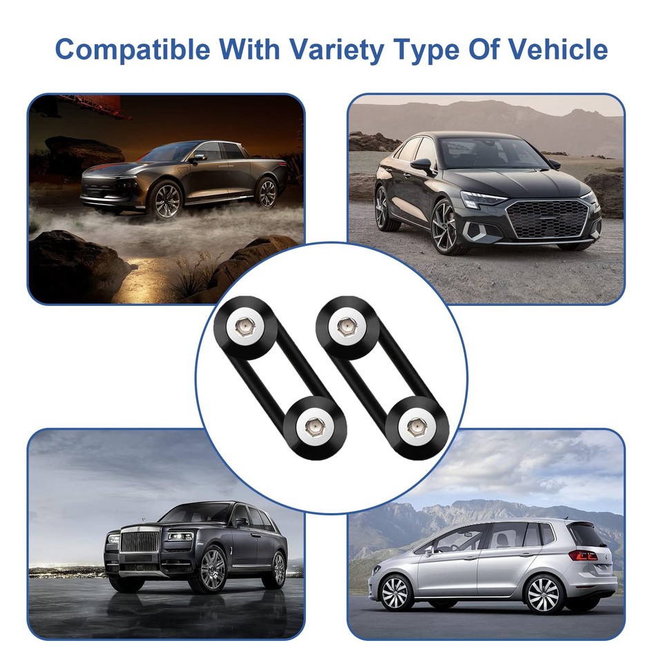 Mejiao Front Bumper Clips Black 12PC Quick Release Bumper Clips it Can ...