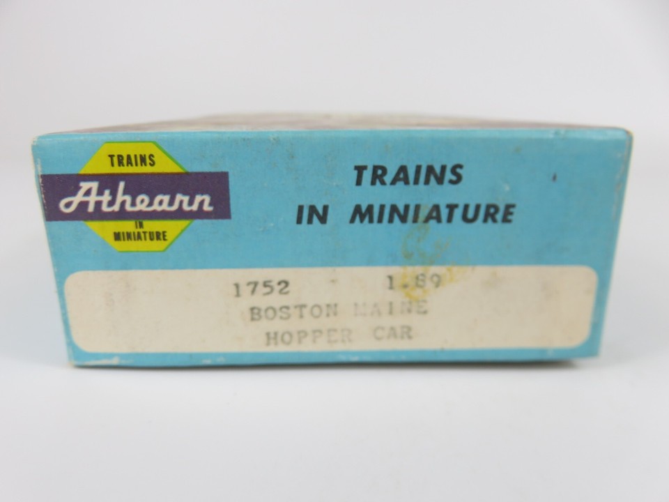 Athearn Blue Box #1752 HO Scale B&M Boston and Maine Hopper Car ...