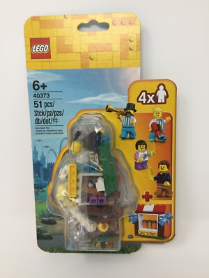 LEGO 40373 Theme Park 4 Minifig Minifigure Set Circus Carnival ...
