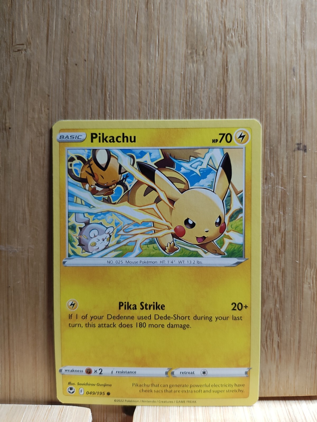 PIKACHU 🏆 Common 049/195 Silver Tempest Pokemon Card🏆 | eBay