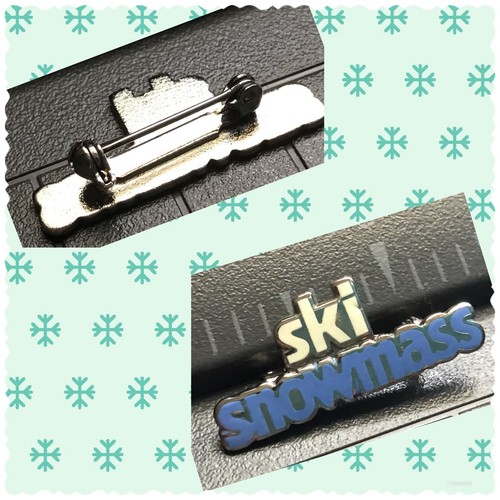 SKI SNOWMASS Vintage Skiing Ski Pin Rutland Aspen COLORADO Resort ...