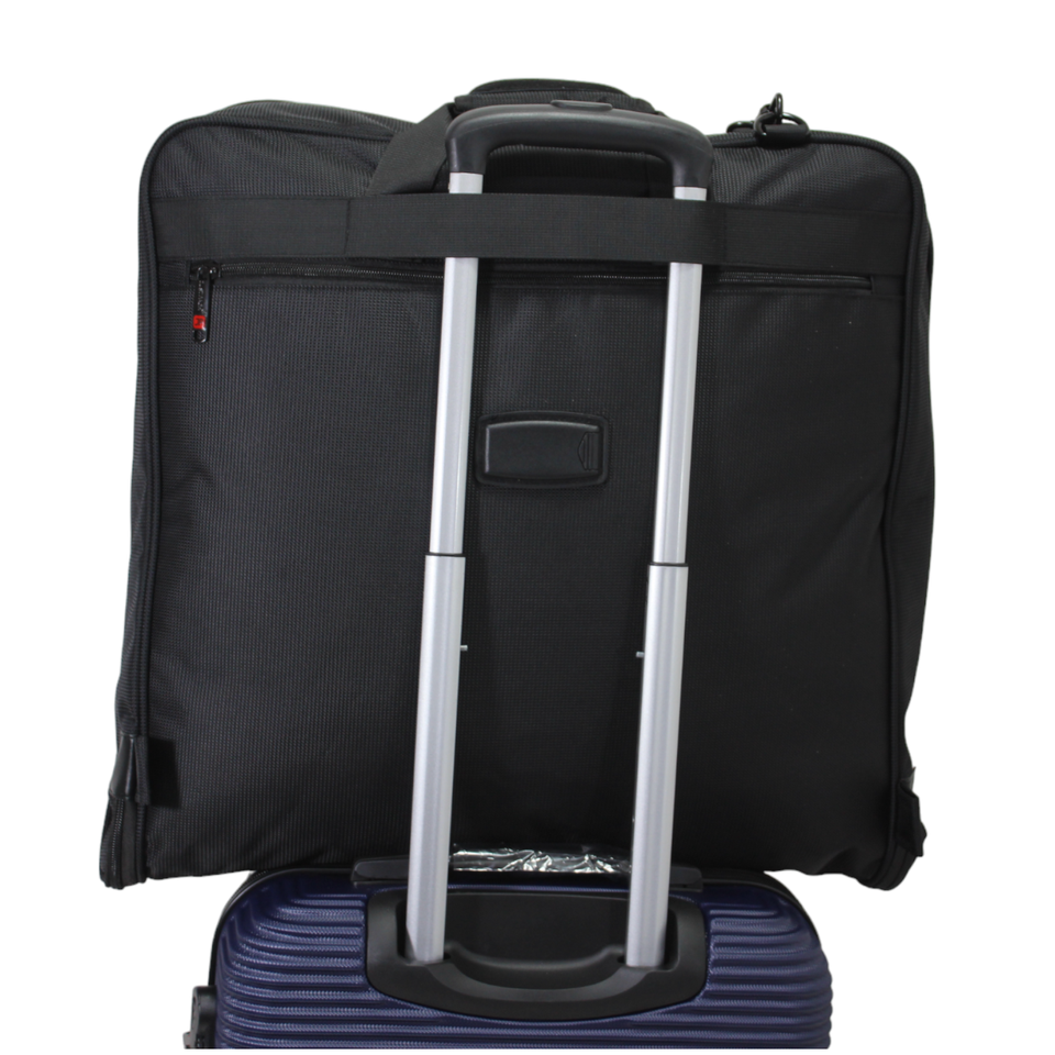 Luxury Large Travel Wardrobe Dress Garment Suit Carrier Suit bag Cover ...