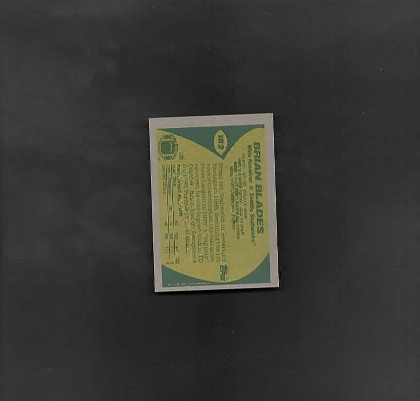 1989 Topps #182 BRIAN BLADES ***Rookie Card*** | eBay