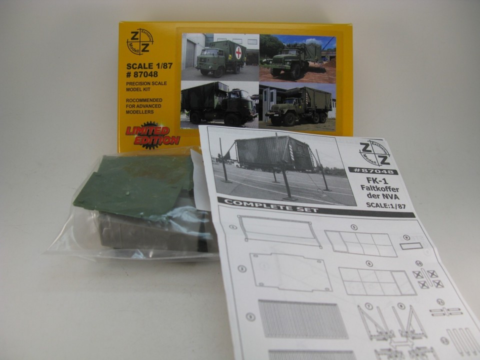#87048 FK1 Faltkoffer der NVA Z&Z Exclusive Modell-bausatz kit – 1:87 ...