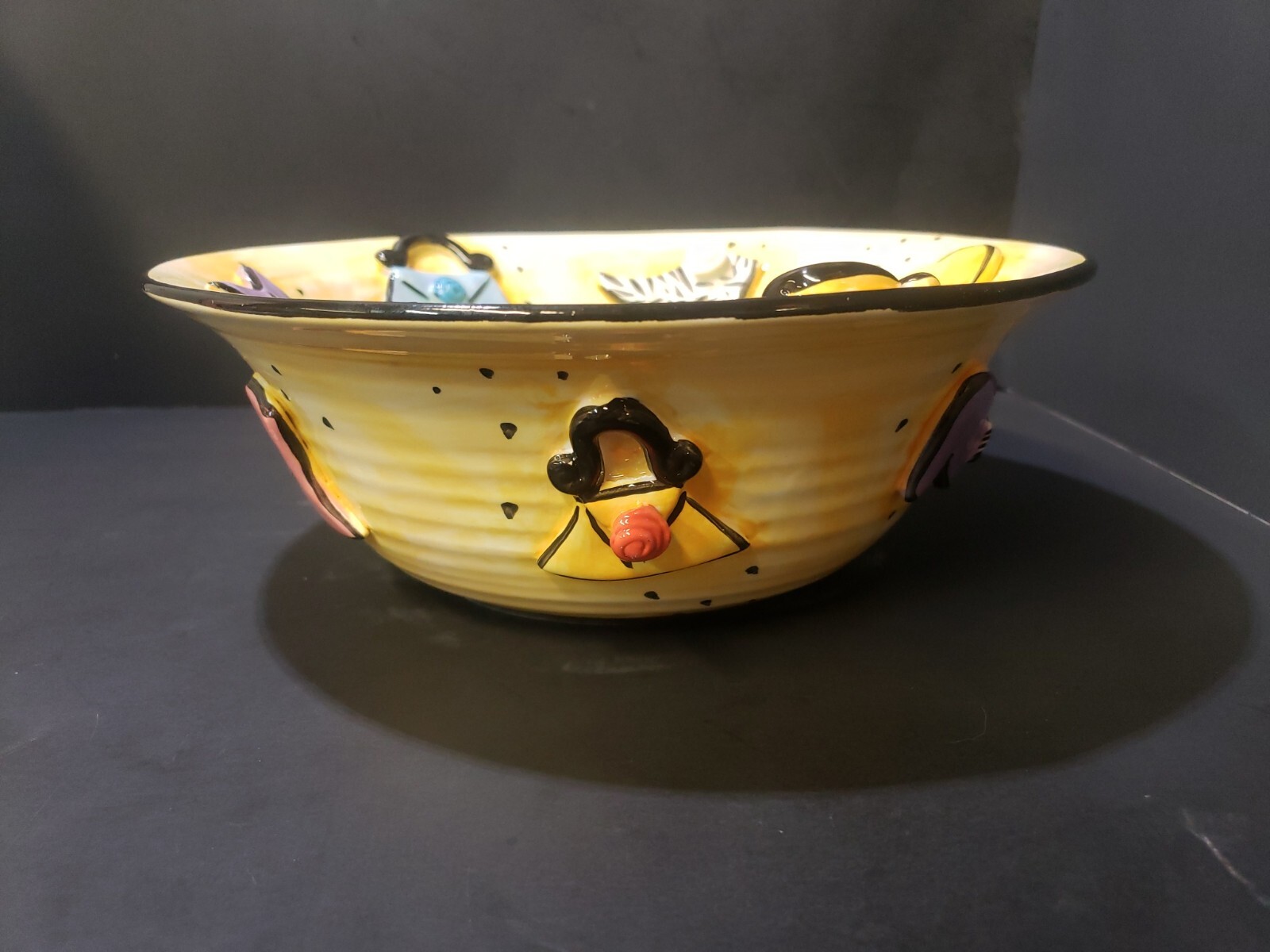 Quite Contrary Designed by Mary Rose Young Ceramic Bowl with Purses and ...