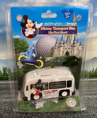 DISNEYLAND - DISNEY WORLD - TRANSPORT BUS - MICKEY & GOOFY - DIECAST ...