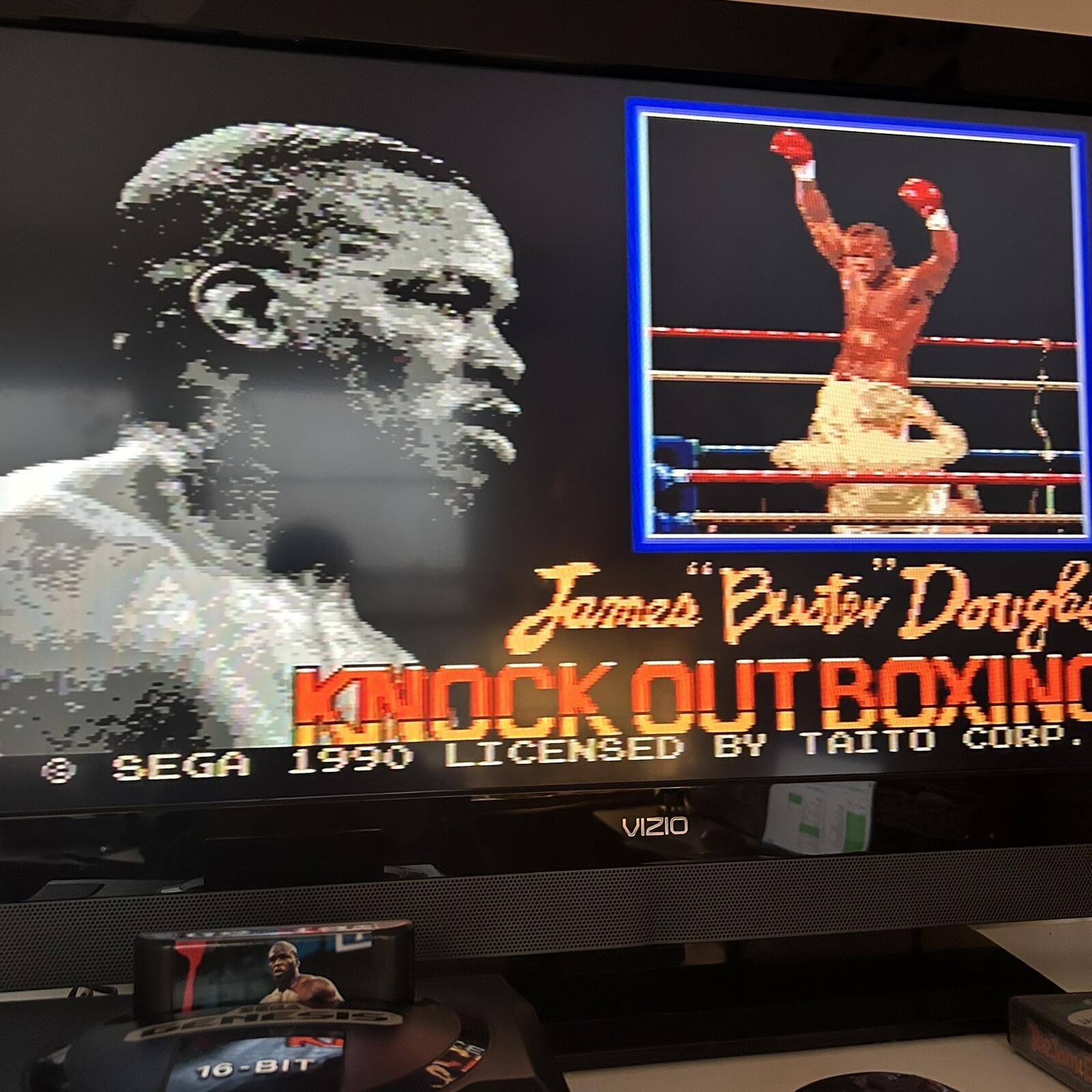 Sega Genesis James "Buster" Douglas Knockout Boxing Game. CIB, Tested ...