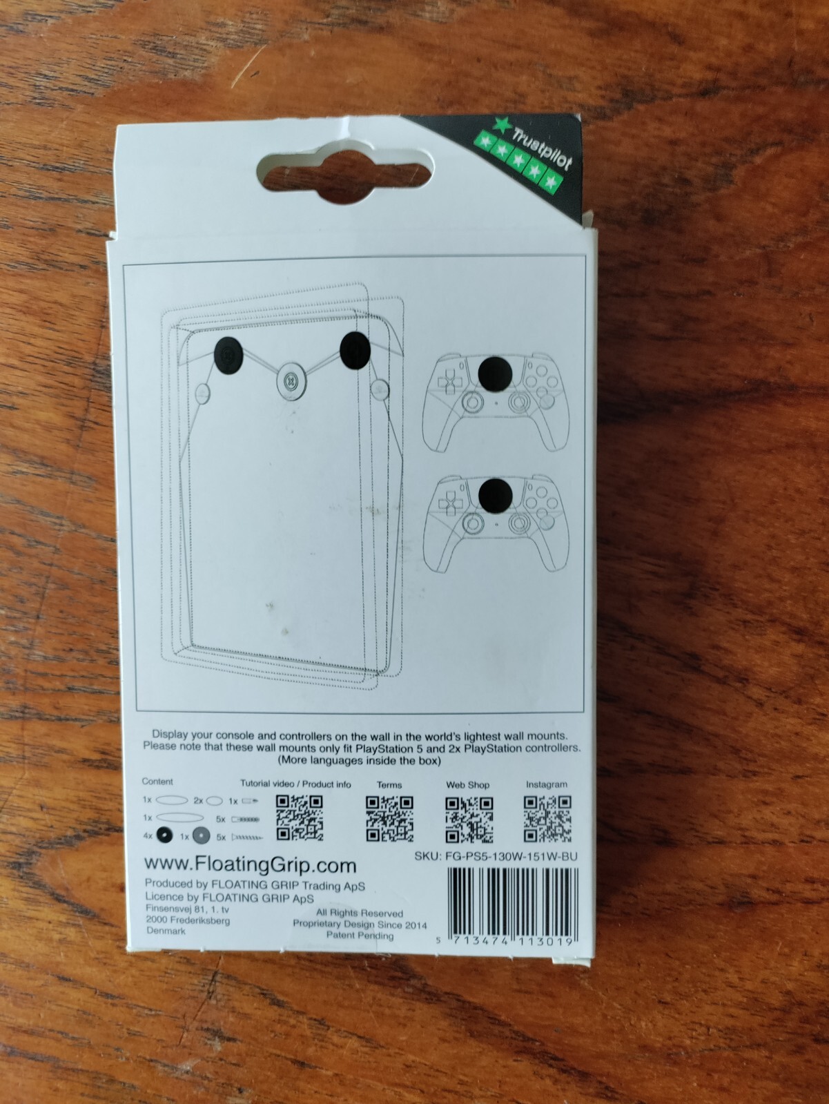 Floating Grip smart Wall Mount for ps5 console + 2 controllers | eBay