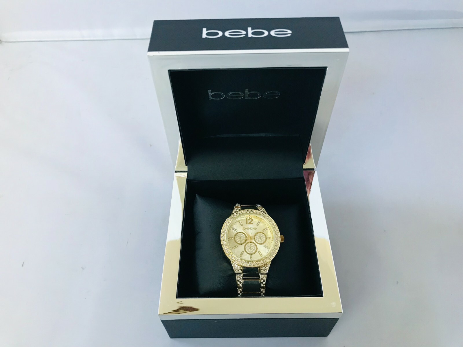 Bebe By Accutime - Women's Watch - Gold SR626SW for sale online | eBay