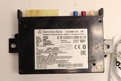 2017-2018 MERCEDES E-CLASS E300 W213 INTERFACE COMMUNICATION CONTROL ...