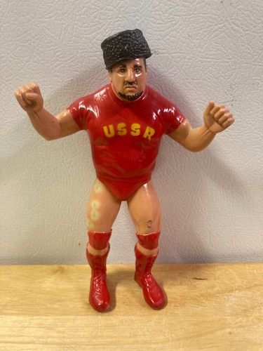 VINTAGE 1984 LJN TITAN SPORTS 8" NIKOLAI VOLKOV WWF WRESTLING ACTION ...