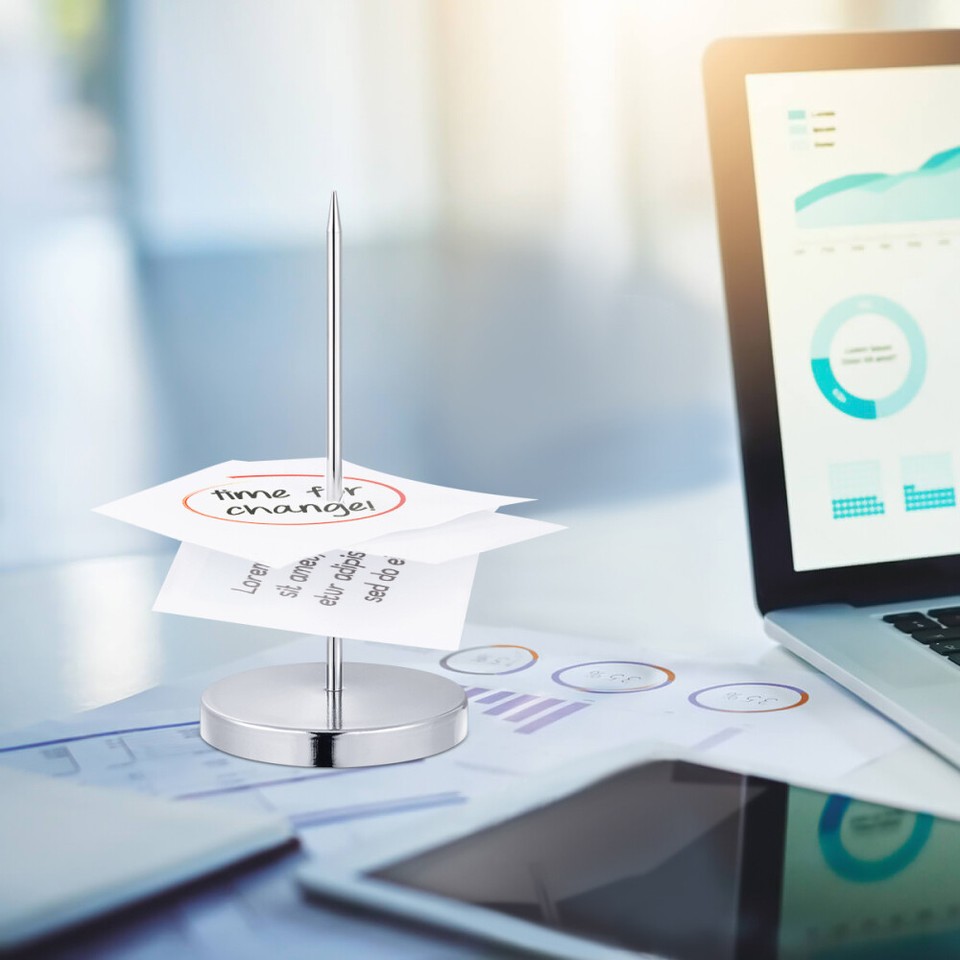 Restaurant Check Spindle Bill Fork Ticket Holder Paper Office | eBay