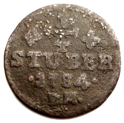 GERMAN STATES JULICH-BERG 1/4 STUBER 1784 KM#205 Karl Theodor. E2.2 | eBay