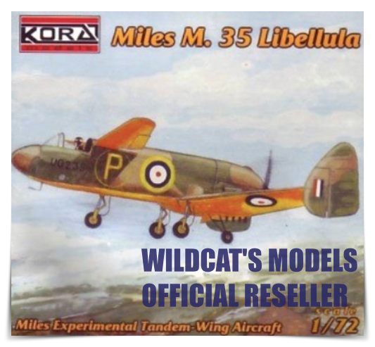 Miles M.35 Libellula - RESIN Model Kit, KPK7245 , KORA MODELS, 1:72 ...