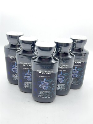 bath and body works (5 Pc) WICKED VANILLA WOODS Body Lotion 8 Oz New ...